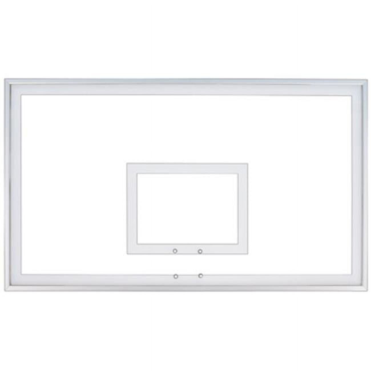 FT222 Acrylic 42 x 72 in. Framed Acrylic Backboard, Black - Walmart.com