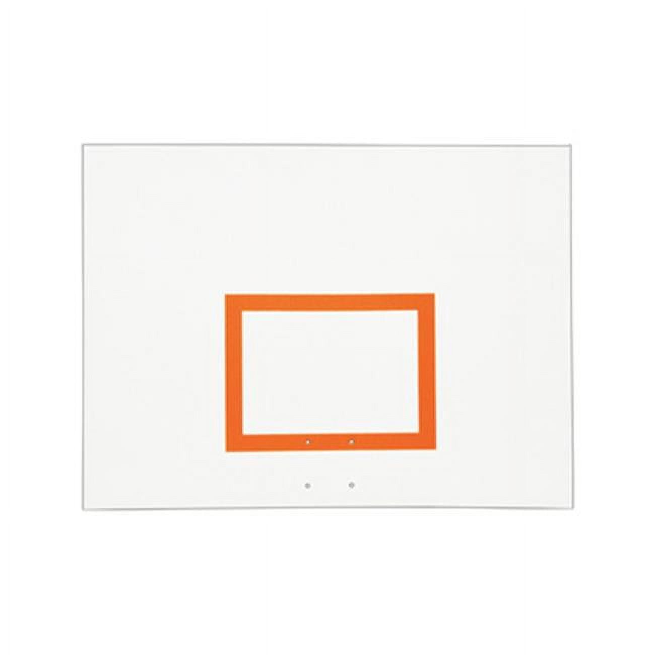 FT260 Steel 42 x 60 in. Rectangular Steel Backboard, Forest Green ...