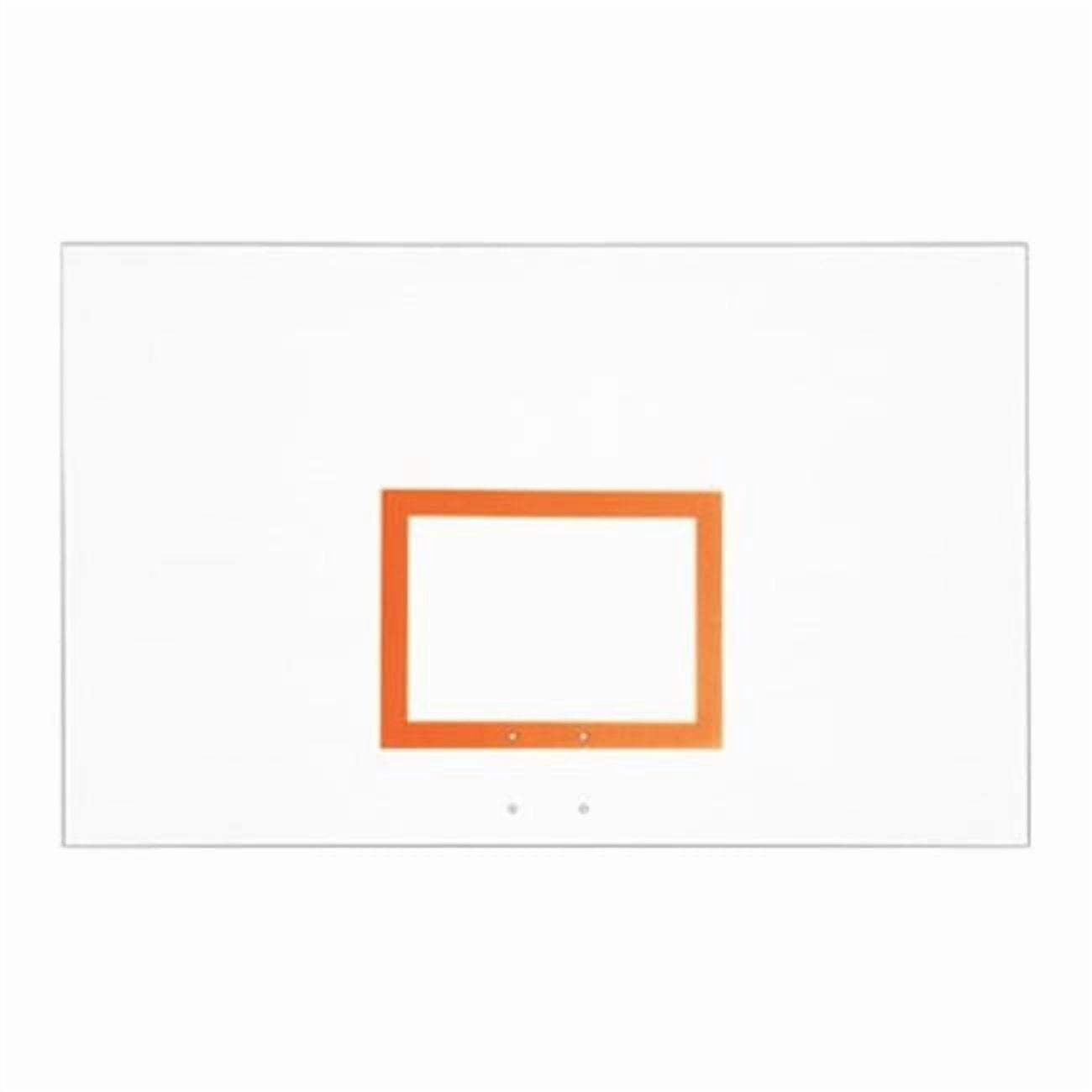 FT265 Steel 42 x 72 in. Rectangular Steel Backboard, Scarlet - Walmart.com
