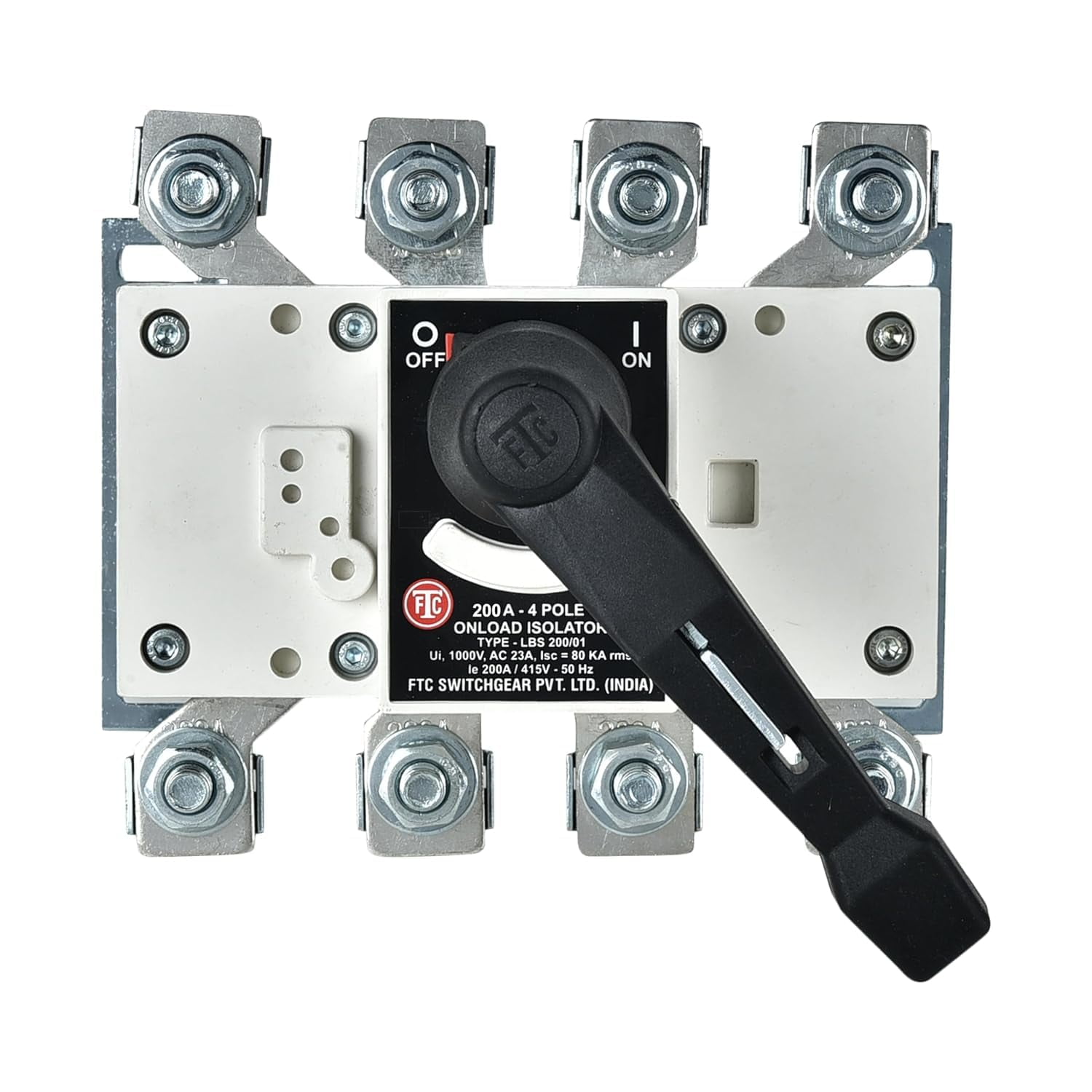 FTC Make load break switches 200Amp 4pole 415V AC open execution ...
