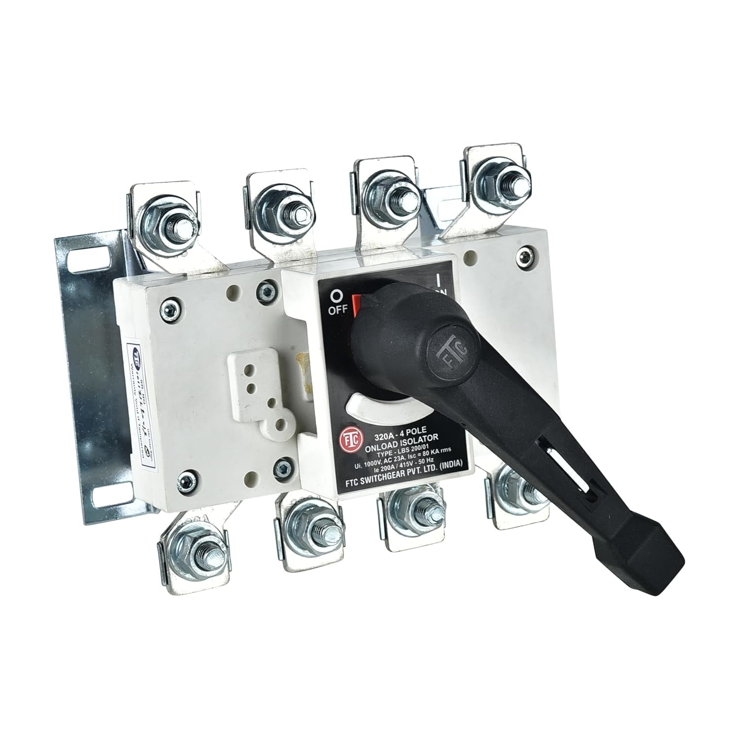 FTC Make load break switches 320Amp 4pole 415V AC open execution ...
