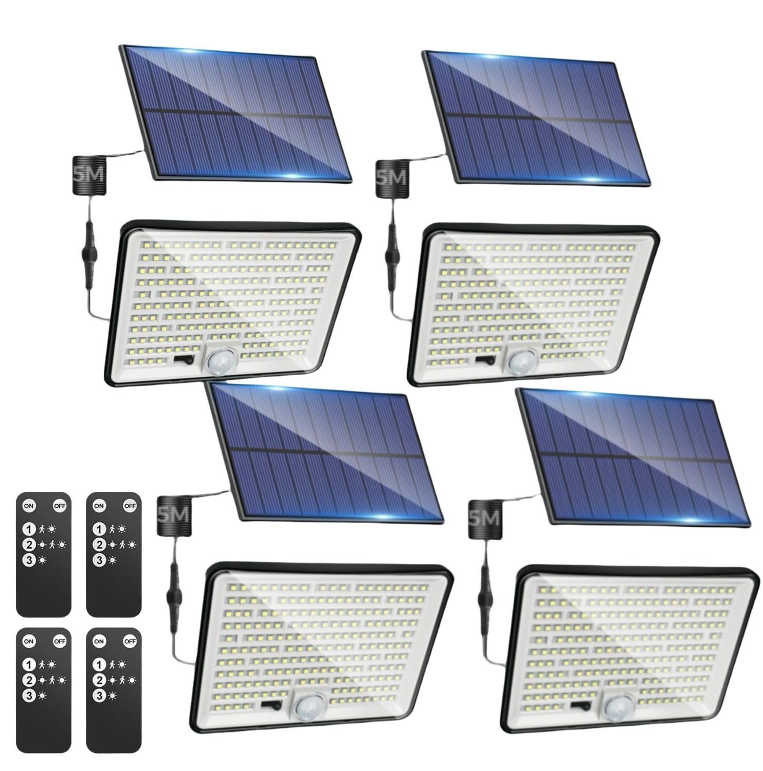 FTC Outdoor Solar Lights, Motion Sensor, 4 Pack - Walmart.com