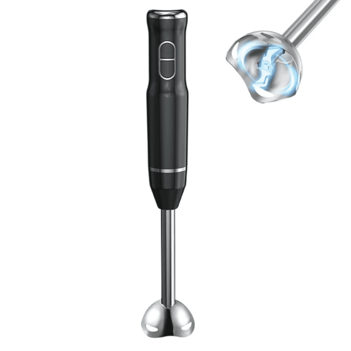 FTCBJJA 400W 2-Speed Handheld Electric Blender, Turbo Boost, Black ...