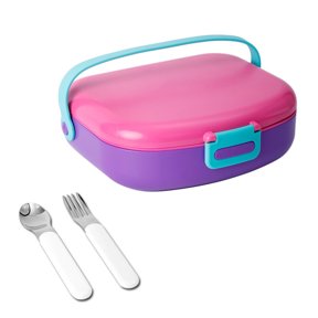 Bentgo Kids 5-Compartment Leak-Proof Bento-Style Lunch Box (Whimsy ...