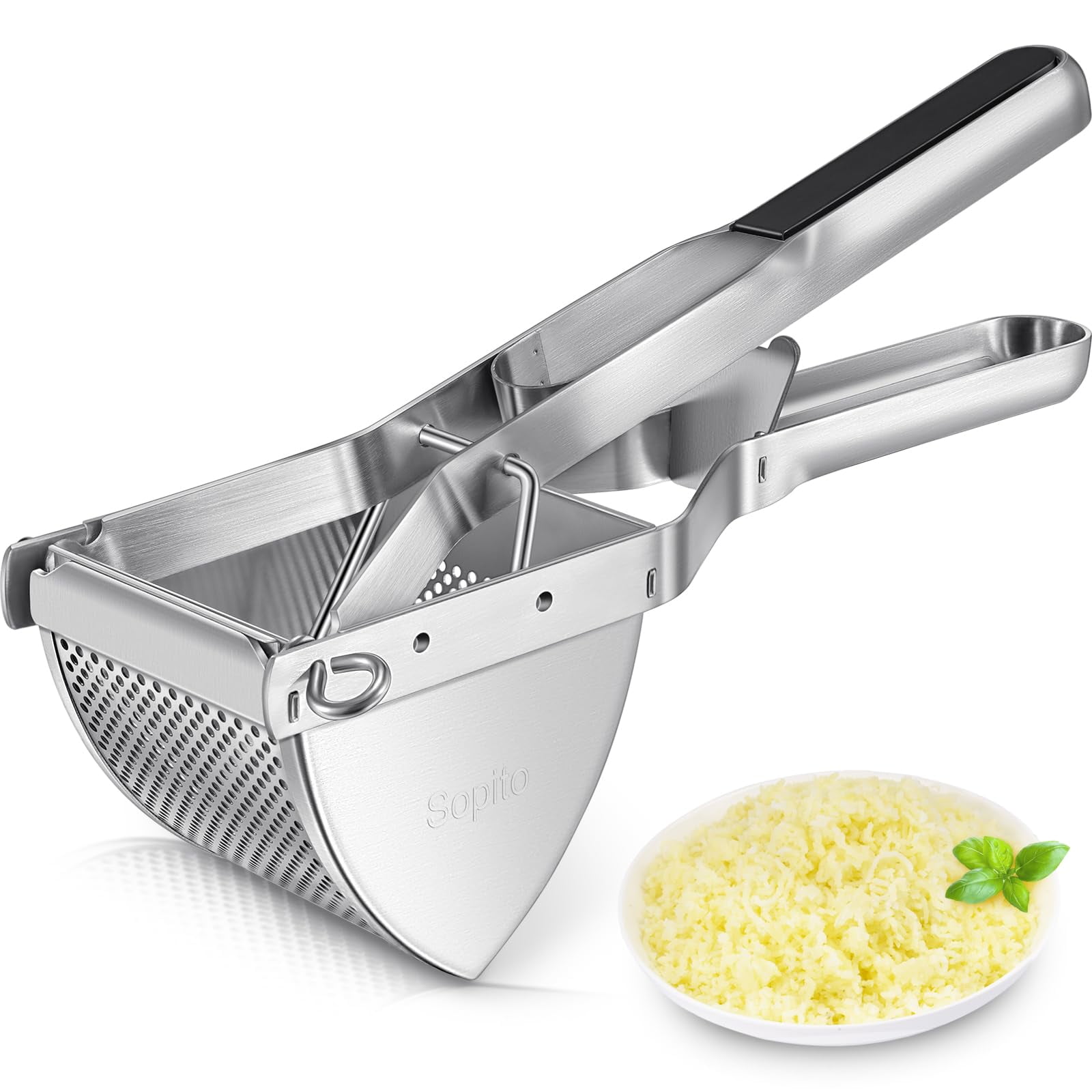 FTCBJJA Stainless Steel Potato Masher, Potato Masher for Home ...