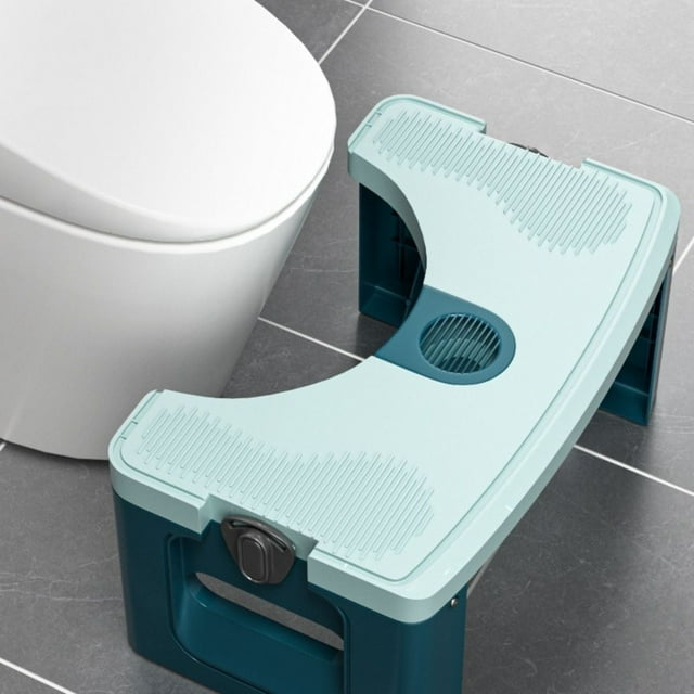 FTCBJJA Toilet Stool Foldable Step Stool Portable Collapsible Squat ...