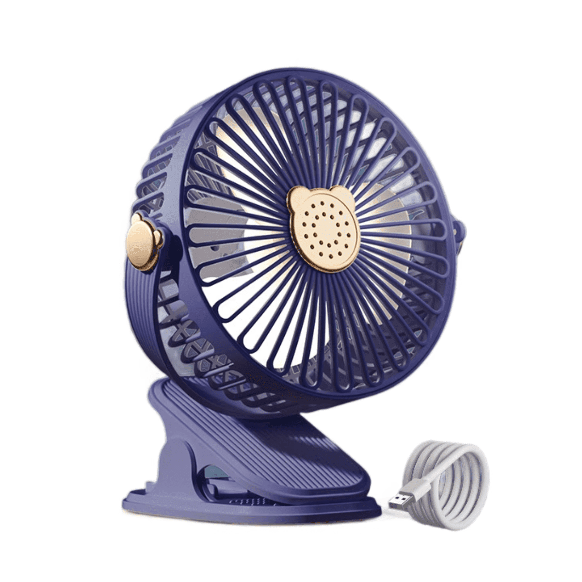 FTCBJJA USB Personal Clip on Fan Operated 6in, Type C, 5 Speed, 720 ...