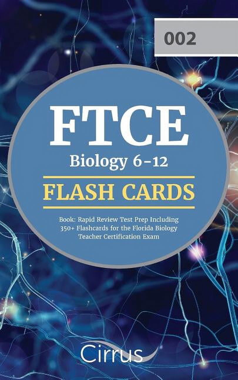 FTCE Biology 6-12 Flash Cards Book: Rapid Review Test Prep Including ...