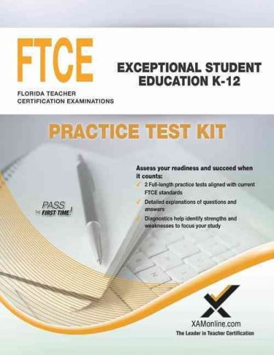 FTCE Exceptional Student Education K-12 Practice Test Kit - Walmart.com