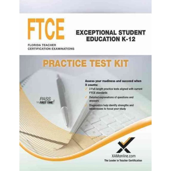 FTCE Exceptional Student Education K-12 Practice Test Kit - Walmart.com