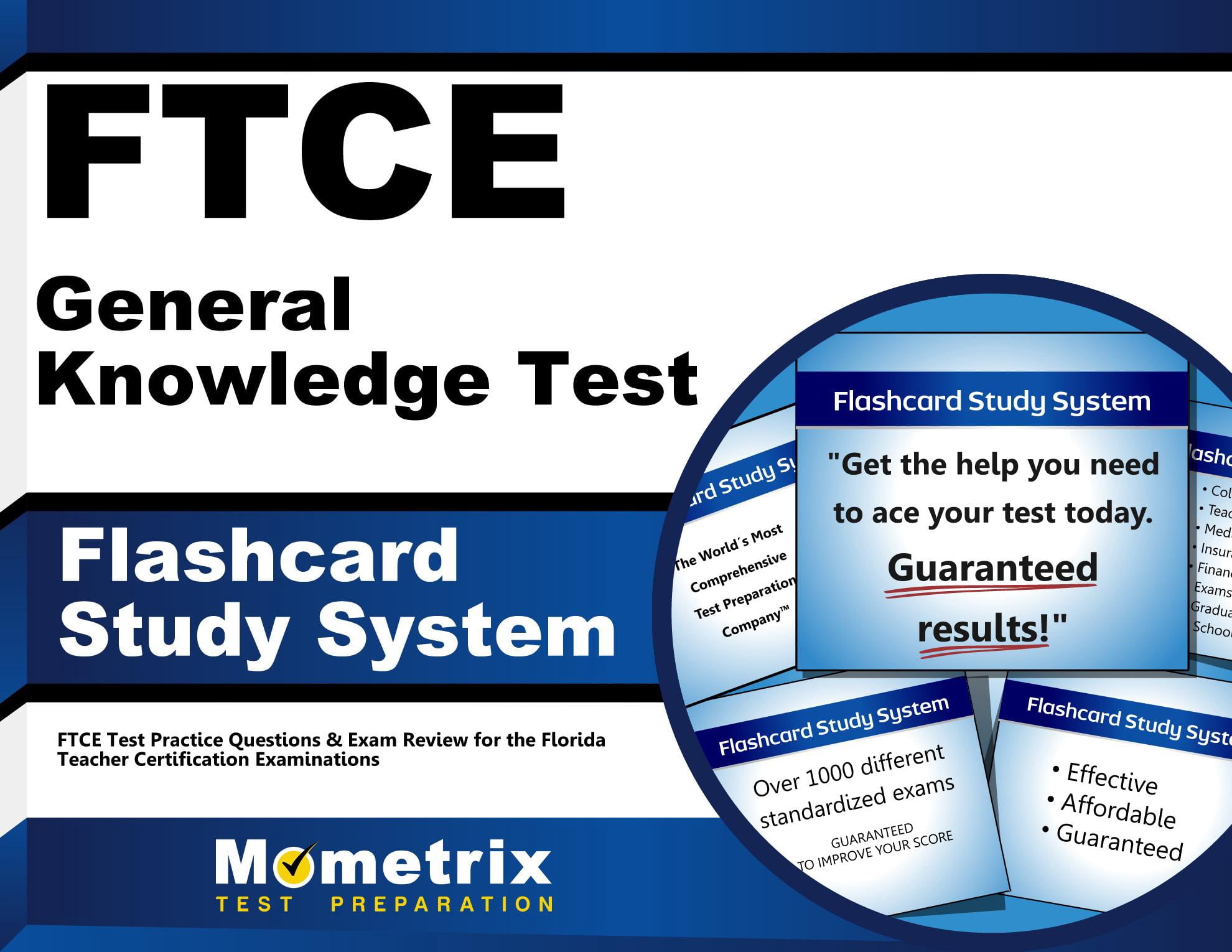 FTCE General Knowledge Test Flashcard Study System : FTCE Test Practice ...