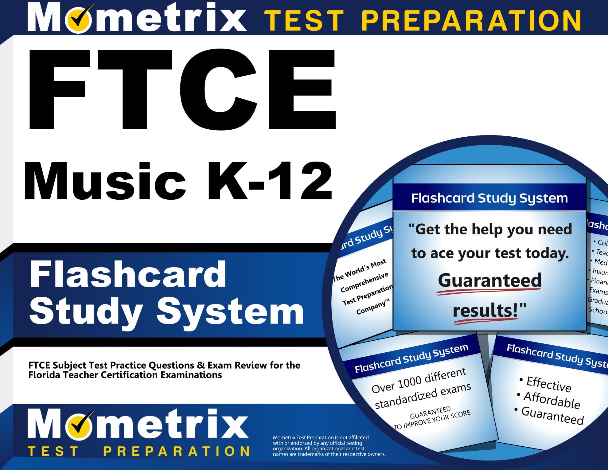 FTCE Music K-12 Flashcard Study System: FTCE Test Practice Questions ...