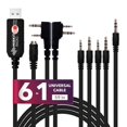 FTDI USB Programming Cable 6 in 1 Model 5 (59 inches Extended Length ...