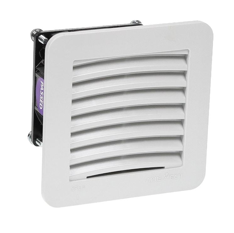 FTEC10L4X 4" (116x116 mm2) EXHAUST FILTER, IP 54 RAL 7035, NEMA 12 ...