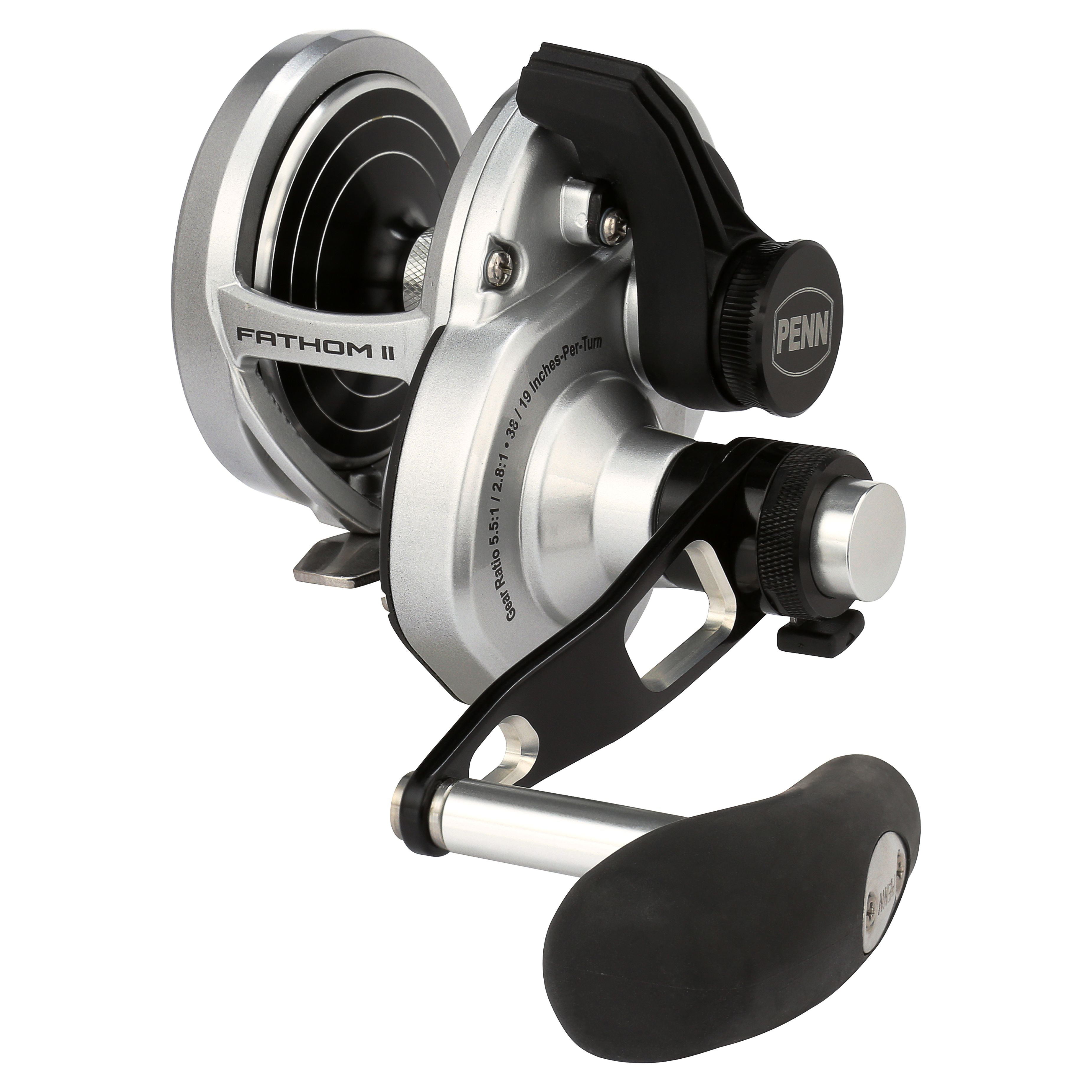 PENN Fathom™ II Lever Drag 2 Speed Reel, 15XN Size Fishing Reel, Left ...