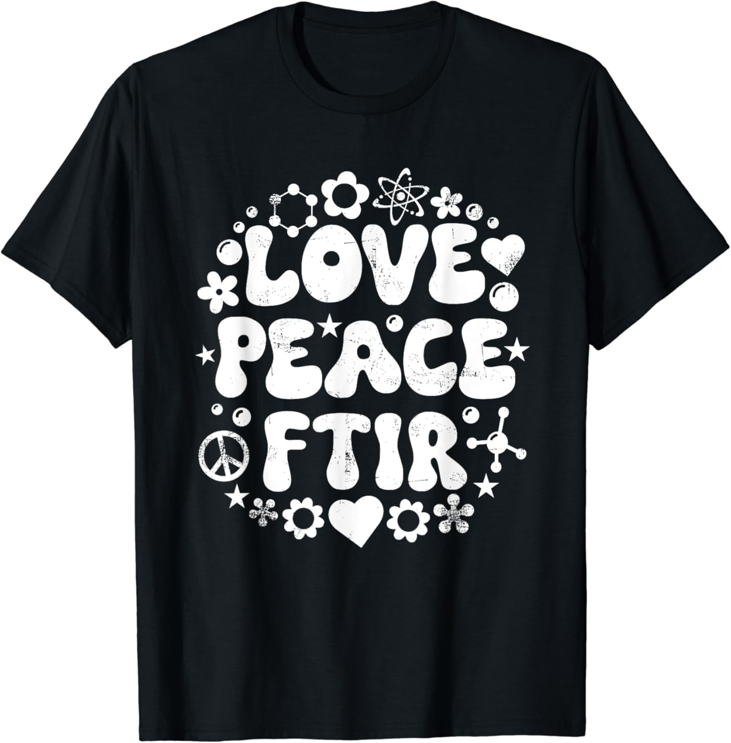 FTIR Fourier-Transform Infrared Spectroscopy Love T-Shirt - Walmart.com