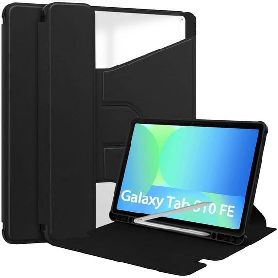 FTJ For Galaxy Tab S10 FE Case 10.9 inch 2025, 360 Rotating Stand ...
