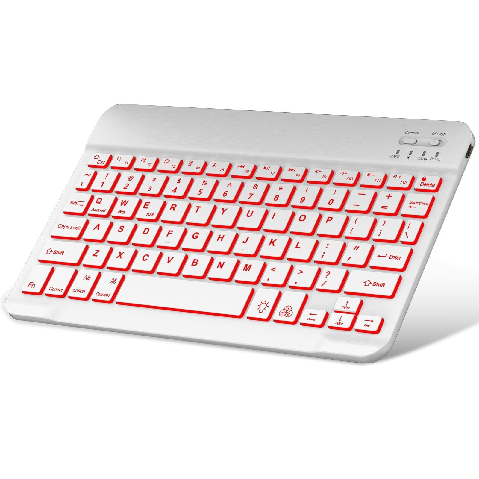 FTJ Ultra-Slim Wireless Bluetooth Keyboard Compatible for iPad10th ...