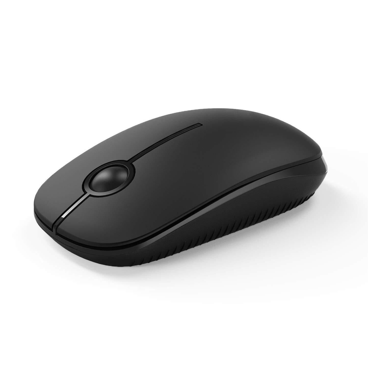 FTJ Wireless Mouse, 2.4G Slim Portable Computer Mice with Nano Receiver ...