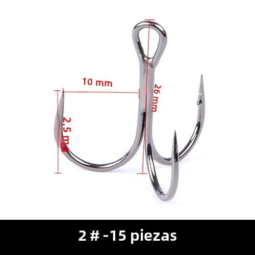 FTK Treble Hook Baitholder Set of Hooks for Saltwater Fishing and Fly ...