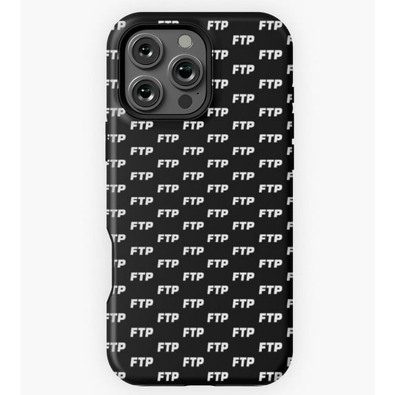 FTP All Over Black Print Streetwear Brand Logo Style G819 Compatible ...