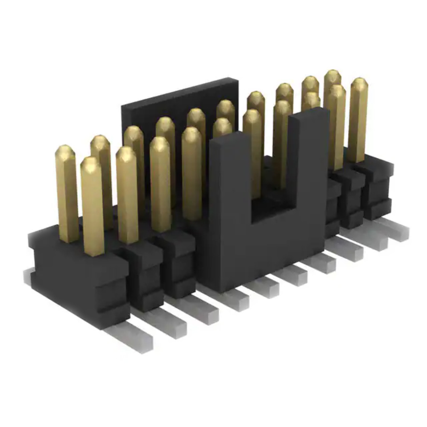 FTSH-110-01-L-DV-K-P-TR Connector Header Surface Mount 20 position 0. ...