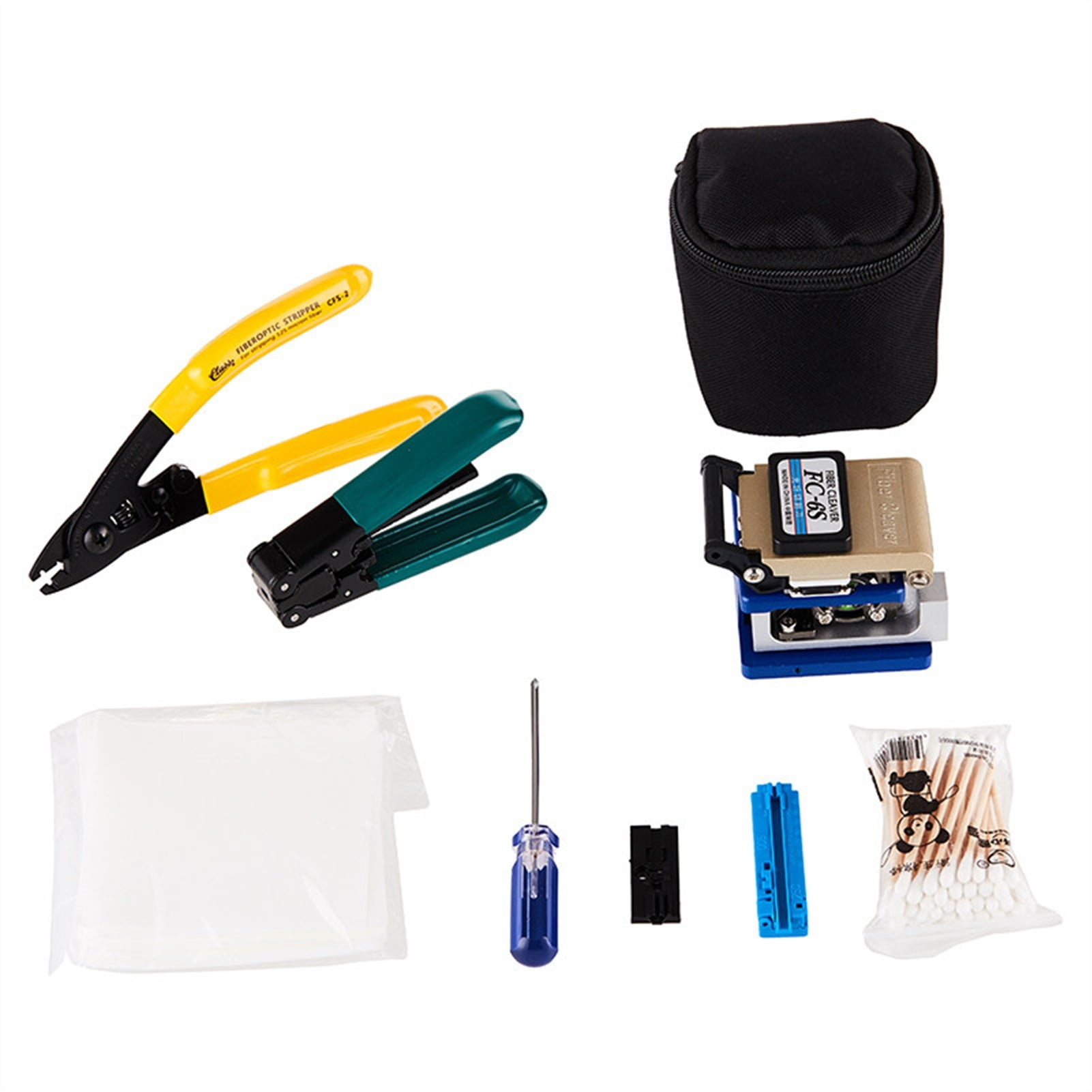 FTTH Fiber Cleaver Cooling Tool Kit Consists Of 11 Parts Optical Fiber ...