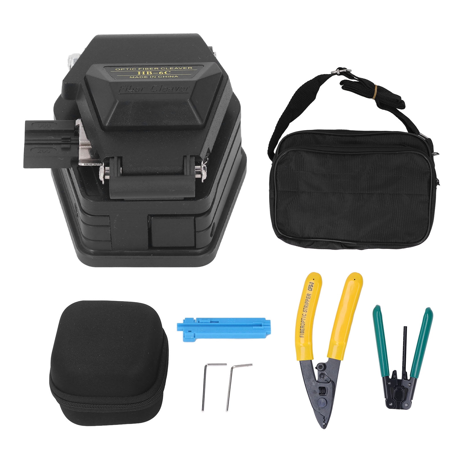FTTH Fiber Optic Cold Connection Assembly Termination Tool Kit Bag ...