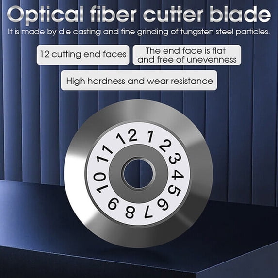 FTTH Fiber Optic Cutting Machine Blade Replacement Blade16 Bit End Face ...