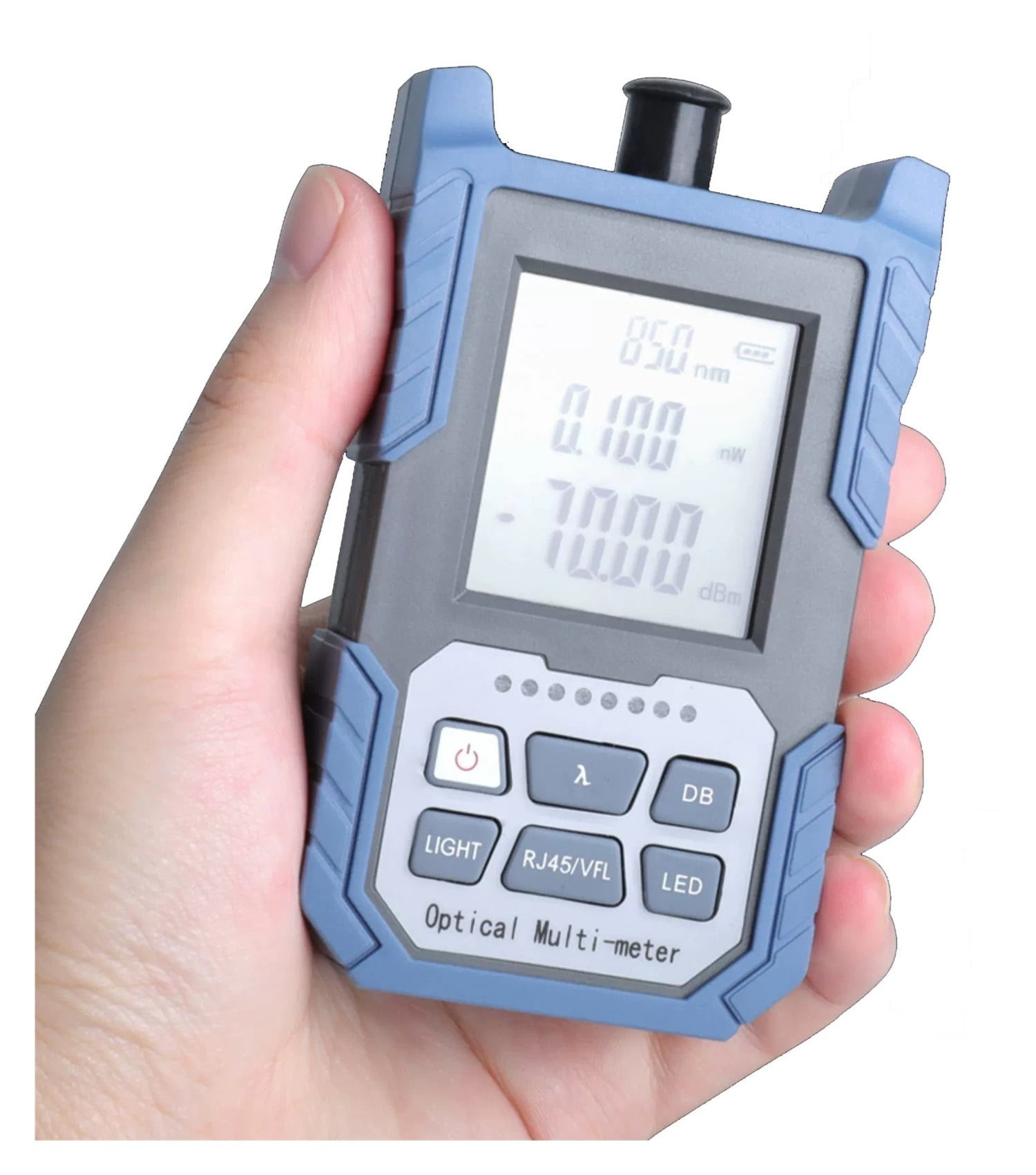 FTTH Mini Optical Power Meter OPM Fiber Optical Cable Tester SC/FC/ST ...