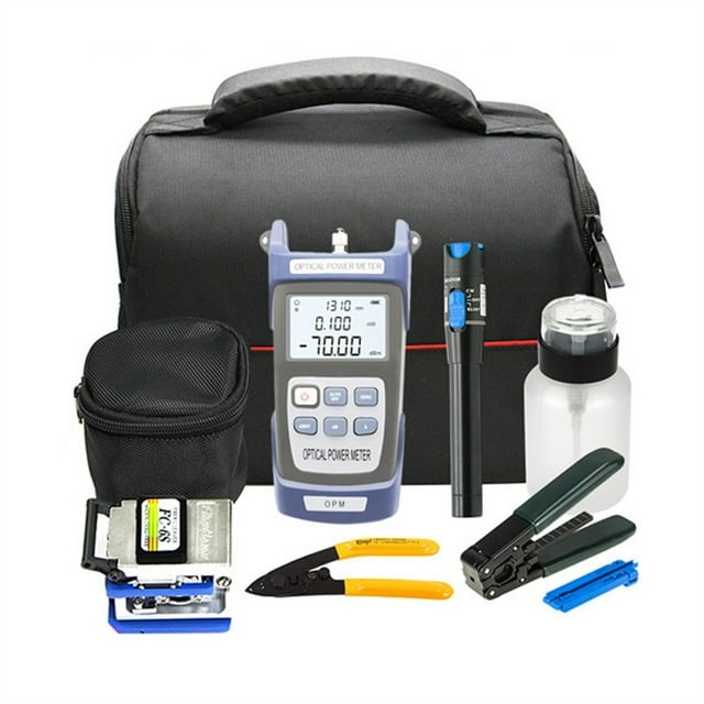 FTTH Optical Fiber Cold Splicing Tool Set Fiber Splicer Optical Power ...