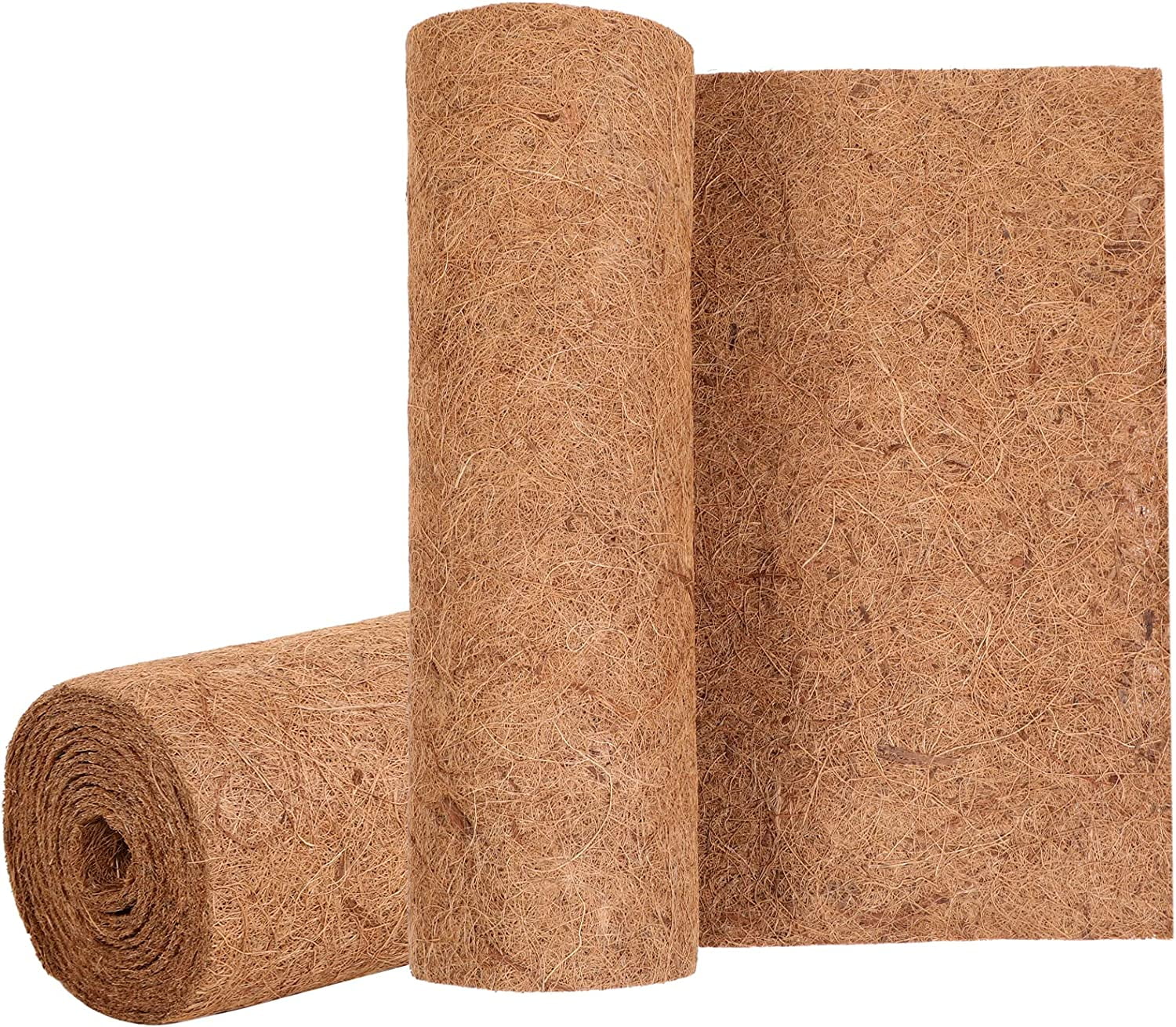 FTUVYIBOPM Sawysine 2 Rolls 16 x 118 Inch Coir Liner Roll Coconut Fiber ...