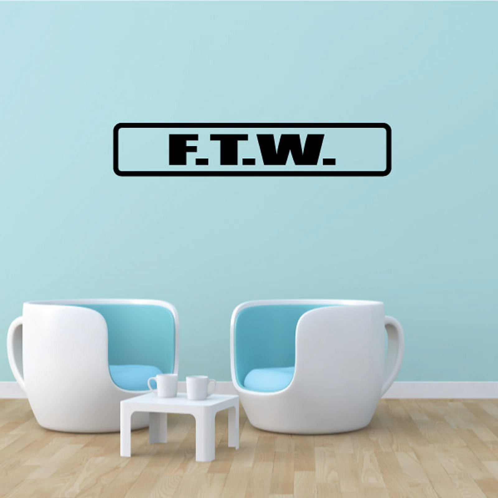 FTW For the win Decal - 36 Inches - Walmart.com