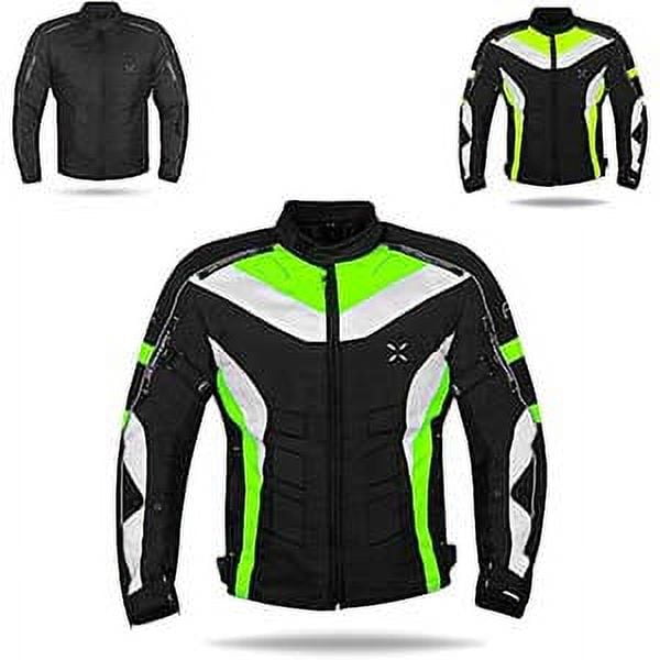 FTX Motorcycle Jacket for Mens Dual Sports Racing Biker Riding CE ...
