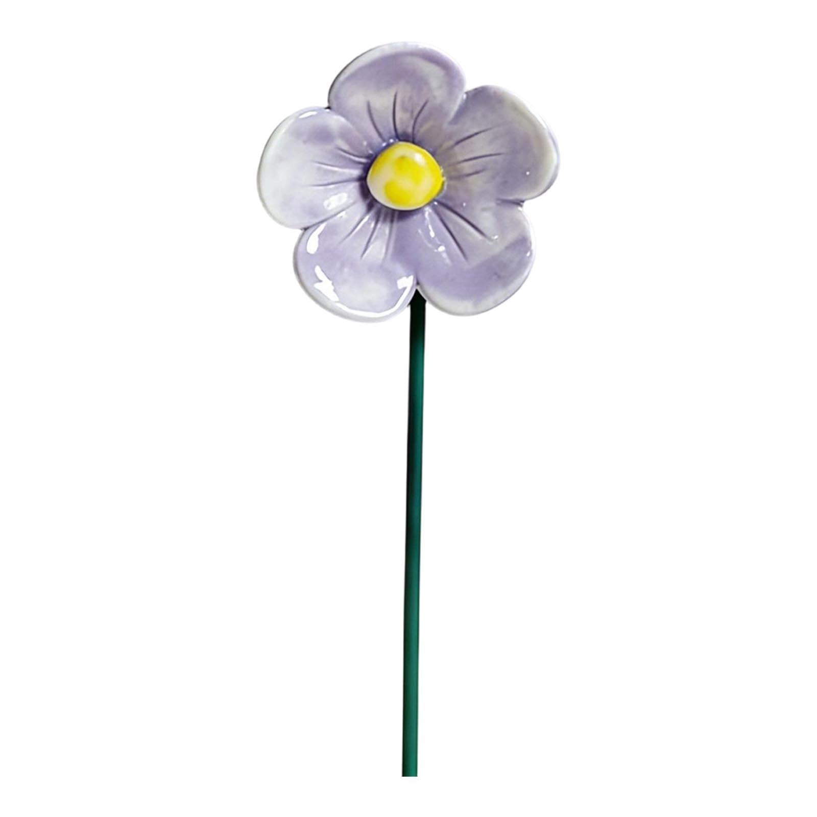FTsdfkl 11Inch Flower Bird Feeder Baths for Outdoors, Small Stick into ...