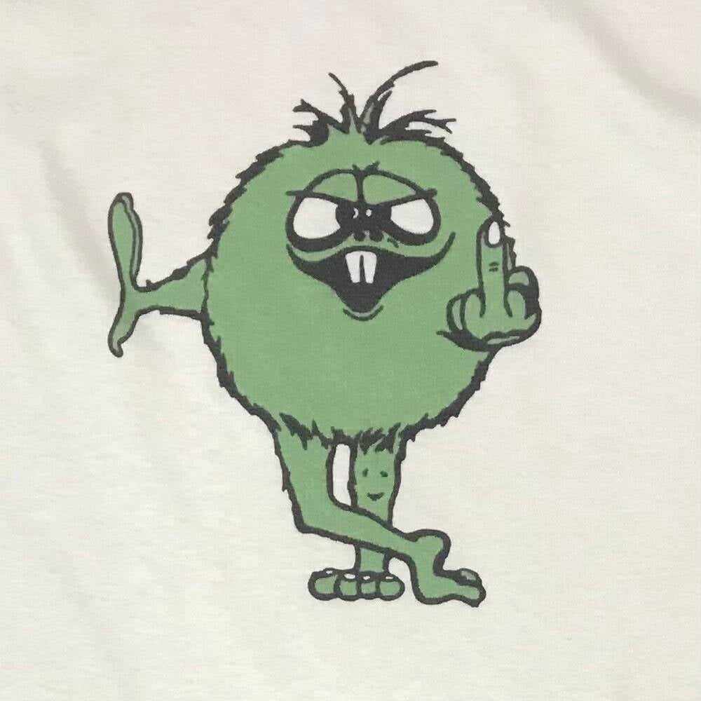 FU Monster funny retro white t-shirt any size - Walmart.com