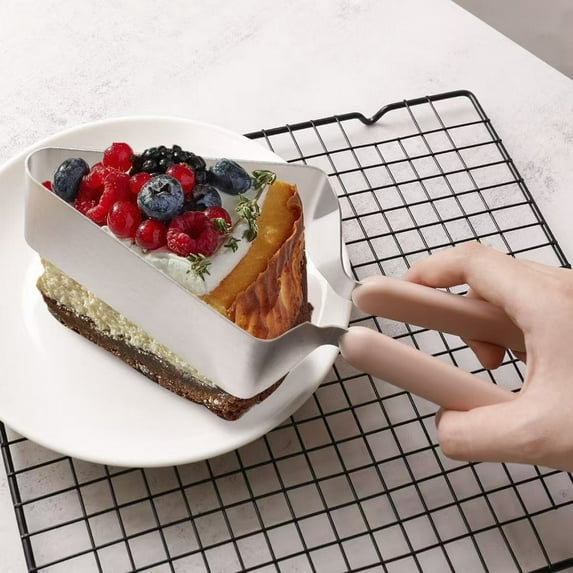 FU NENG Cake Cutter, Stainless Steel Cake Knife and Server with Double ...