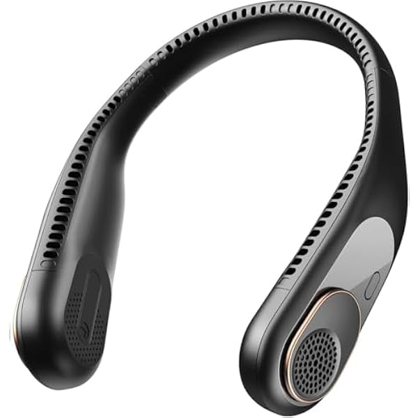 FU1999Neck Fan - 4000mAh Portable Battery Powered Fan, 3 Speeds ...