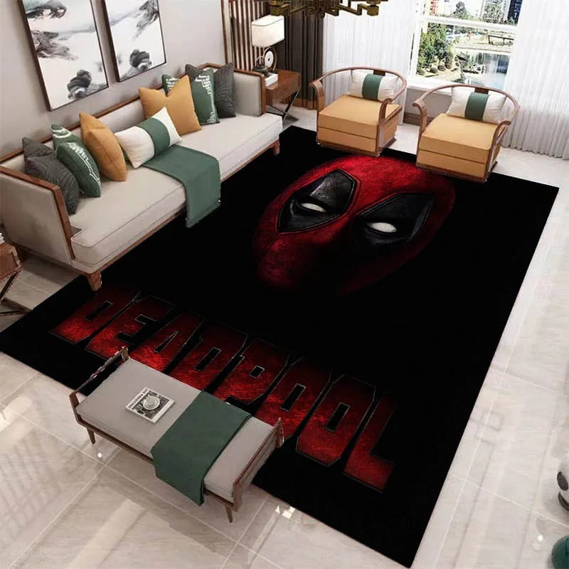 FUBUKED Dead pool Rug Ultra Soft Cartoon Rugs for Bedroom Bathroom Home ...