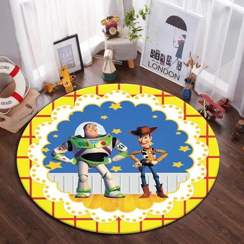 FUBUKED Toy Stor y Rug Ultra Soft Cartoon Rugs for Bedroom Bathroom ...