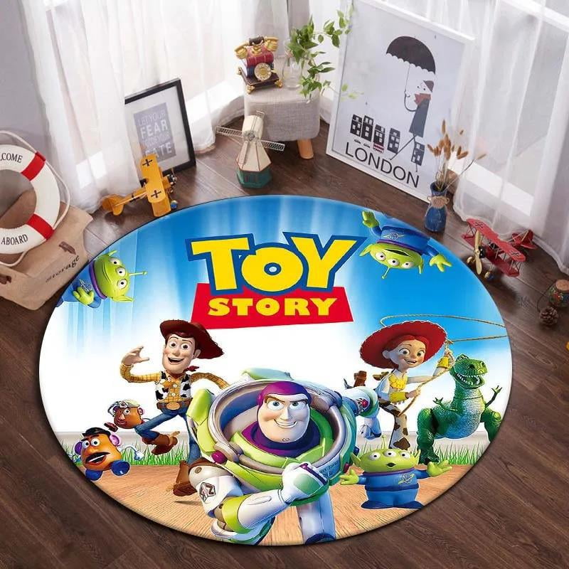 FUBUKED Toy Stor y Rug Ultra Soft Cartoon Rugs for Bedroom Bathroom ...