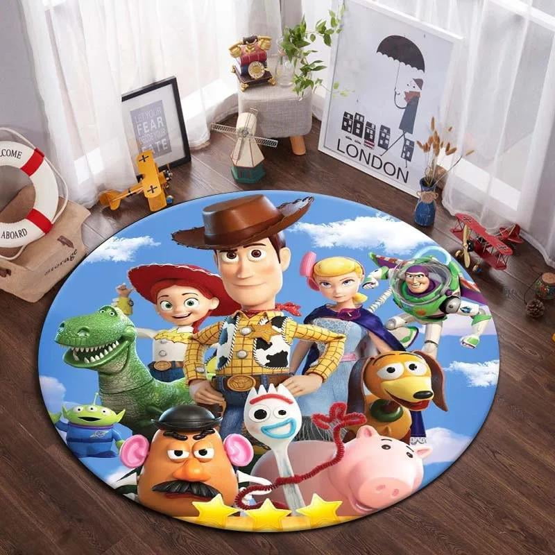 FUBUKED Toy Stor y Rug Ultra Soft Cartoon Rugs for Bedroom Bathroom ...