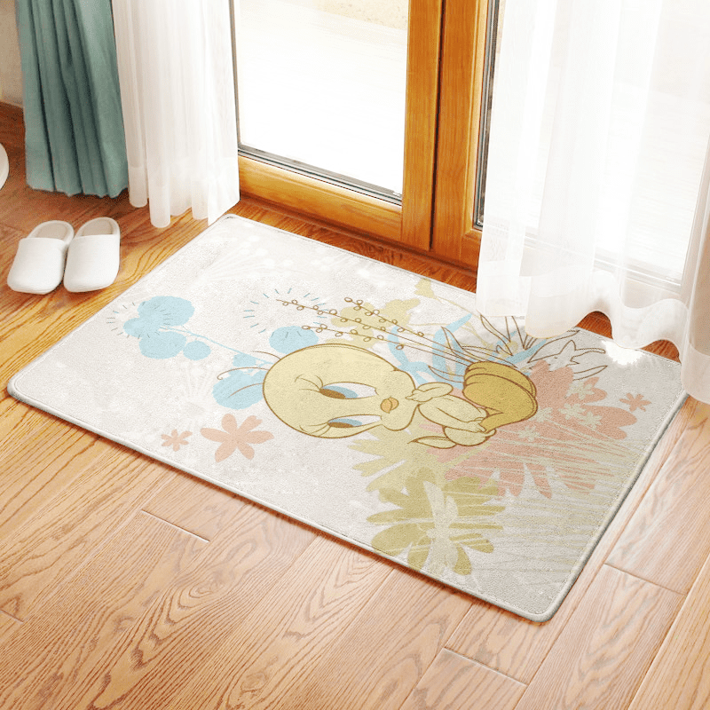 FUBUKED Tweety Bird Rug Ultra Soft Cartoon Rugs for Bedroom Bathroom ...