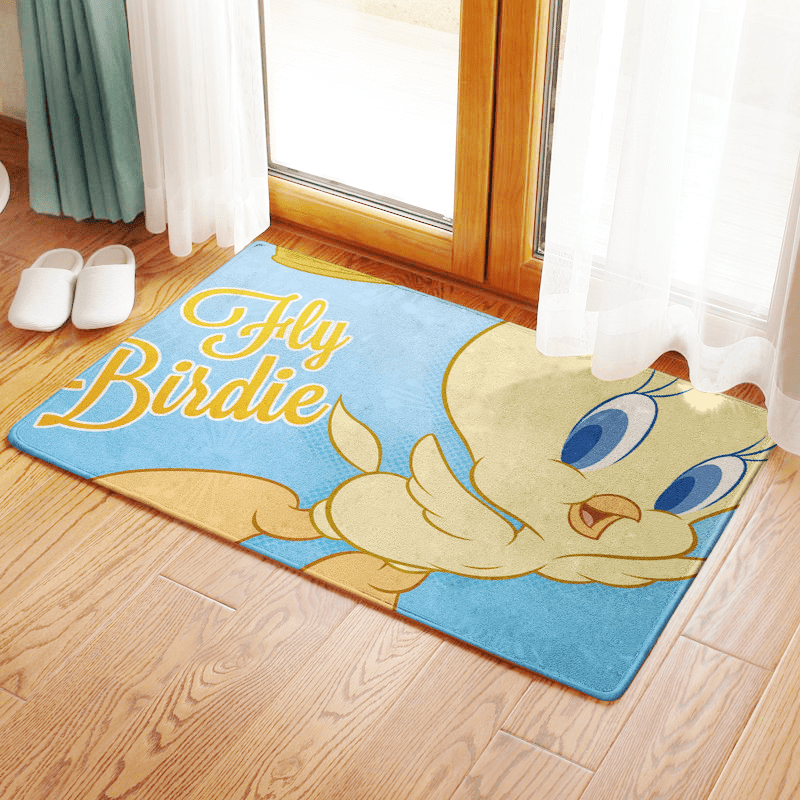 FUBUKED Tweety Bird Rug Ultra Soft Cartoon Rugs for Bedroom Bathroom ...