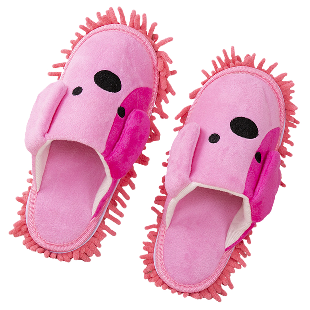 FUEENIRVA Detachable Mop Slippers Multi Color 1 Pair 11x3in - Walmart.com