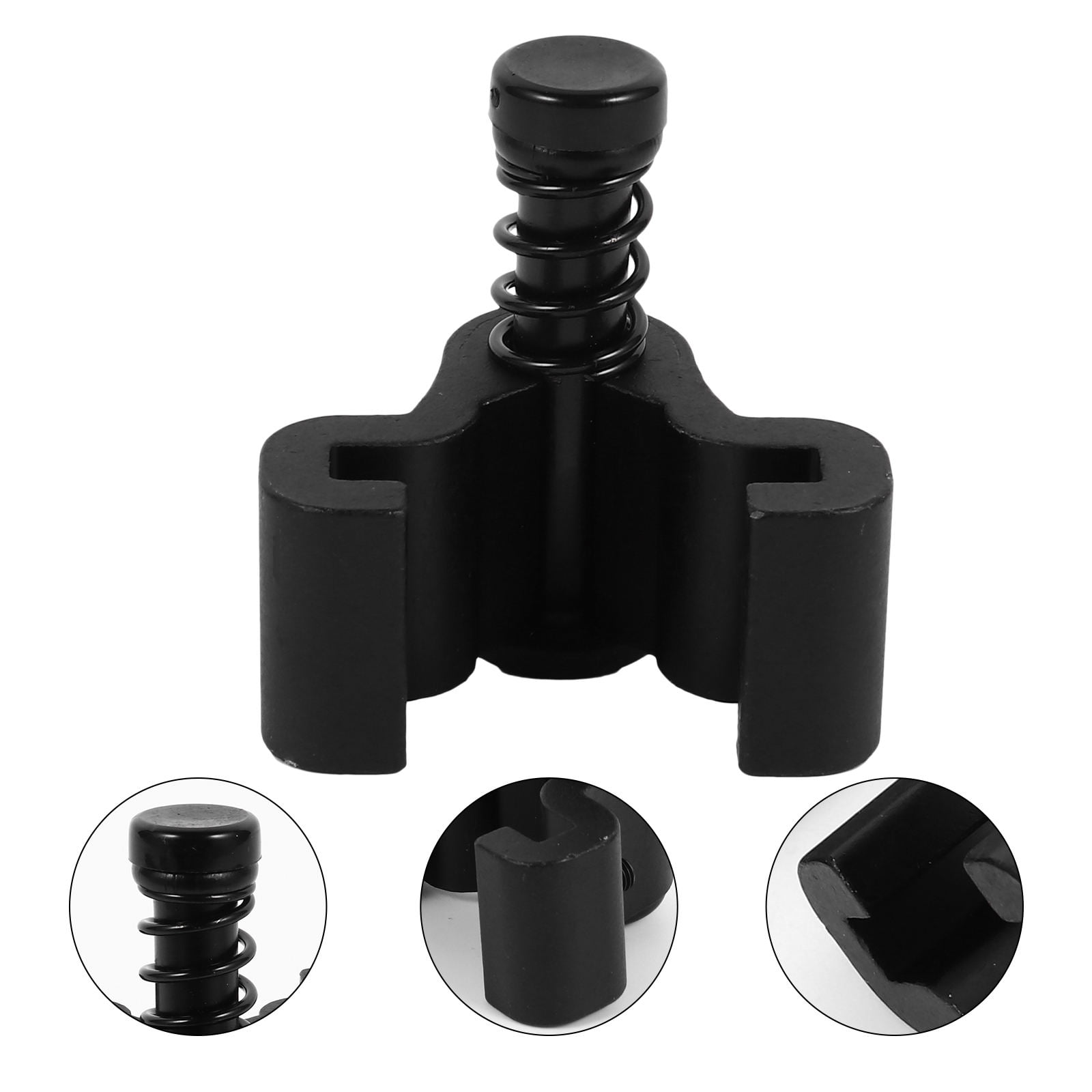FUEENIRVA 1Pc Black Spring Barn Door Hardwares Sliding Door Stopper ...