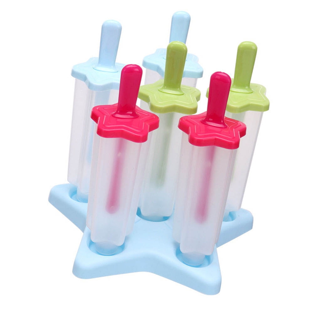 FUEENIRVA 1 Set Ice Lolly Moulds Star-Shaped With Handle Design For ...