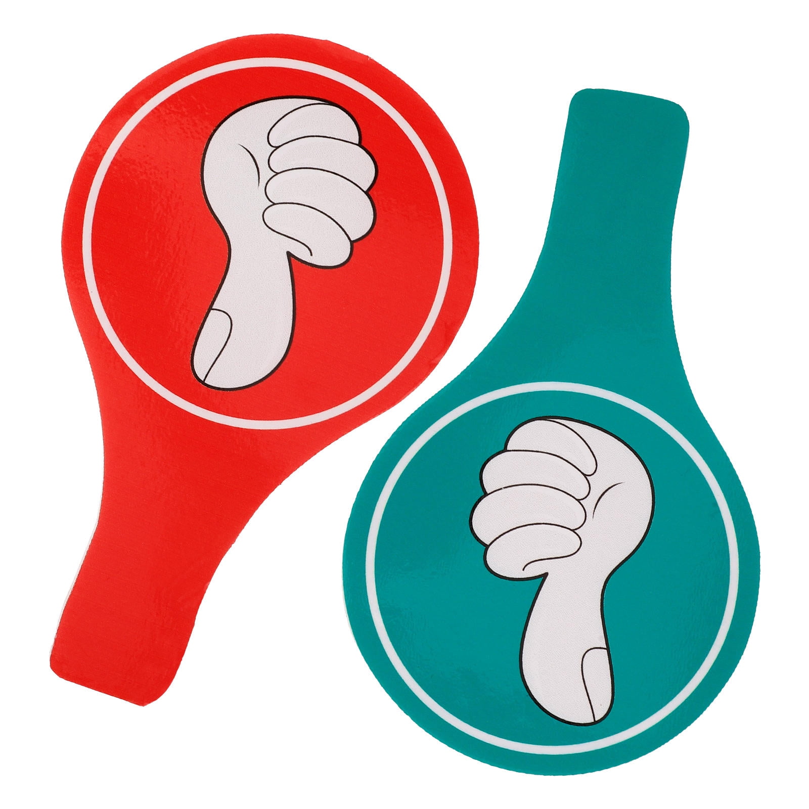 FUEENIRVA 1 Set Judging Paddle Signs for Classroom Use Thumb Up Thumb ...