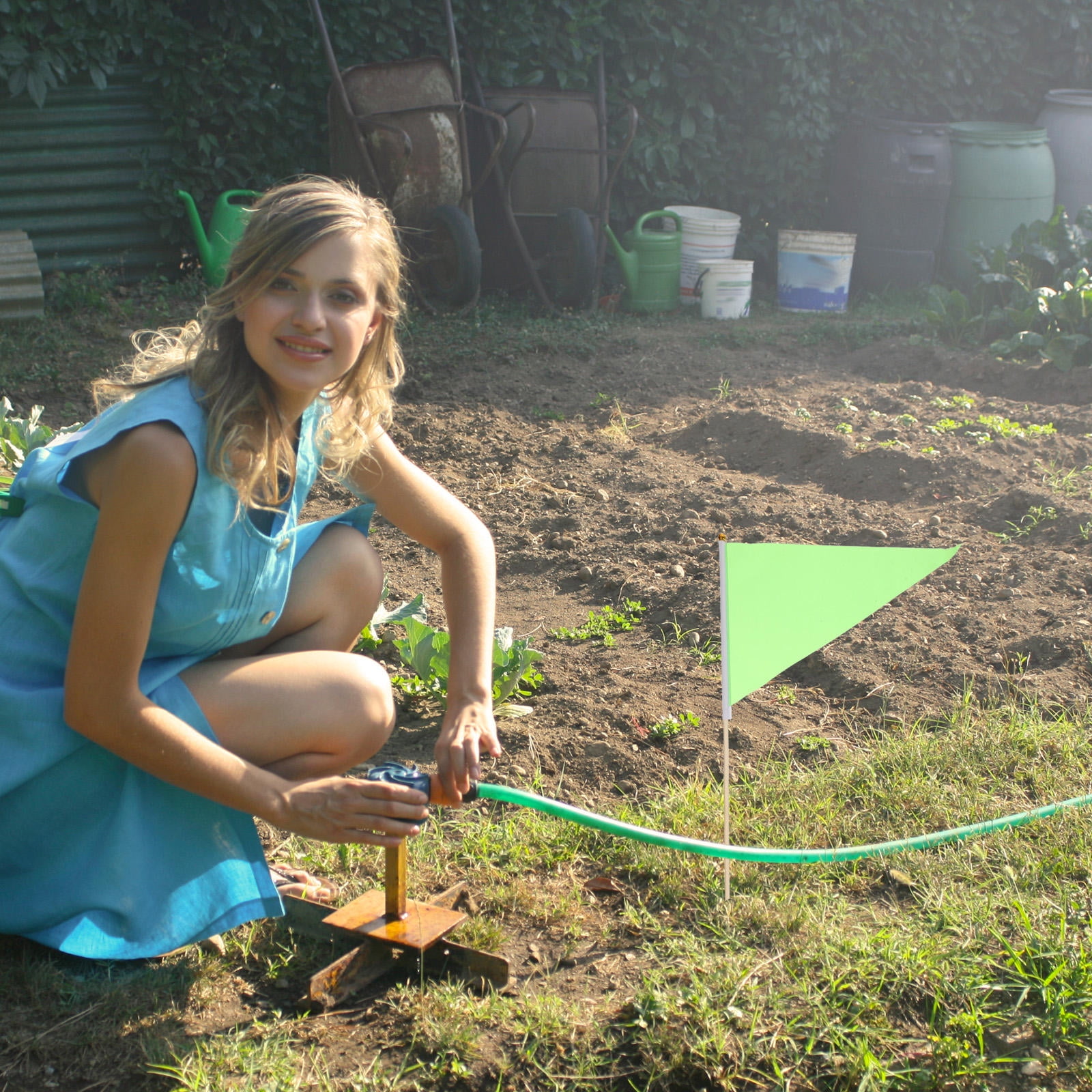 FUEENIRVA 10Pack Construction Markers Utility Flags for Ground Marking ...