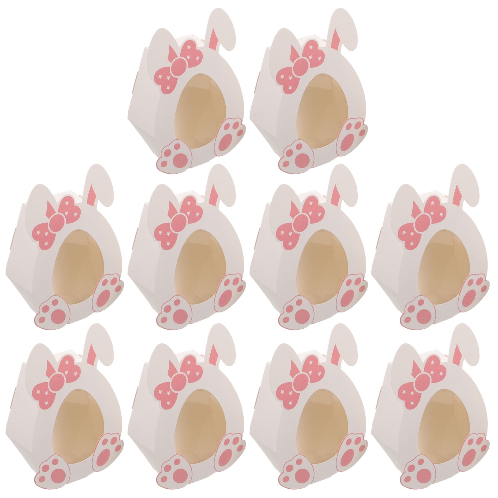 FUEENIRVA 10Set Adorable Design Square Paper Candy Boxes for Easter ...